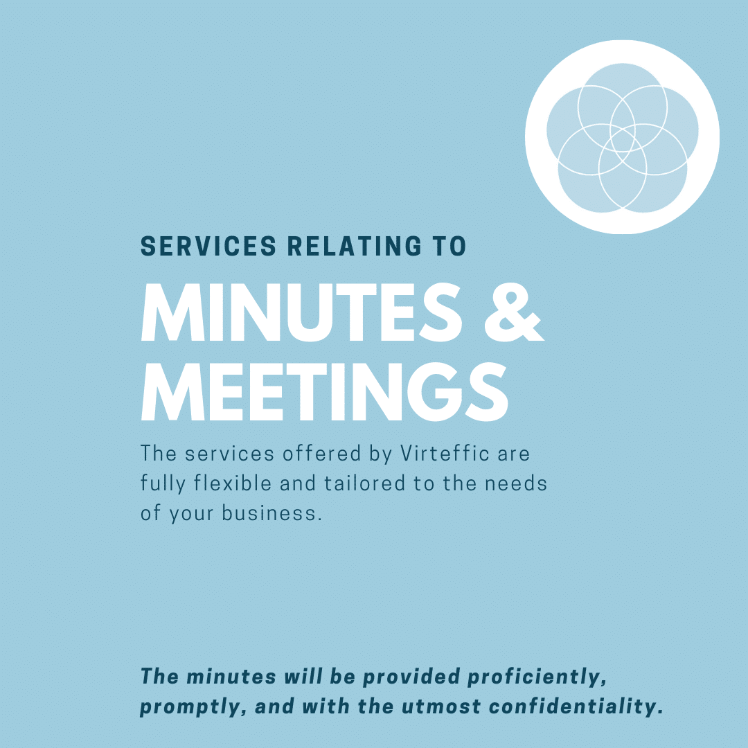 Virteffic | Minute Writing Services in Jersey, Channel Islands