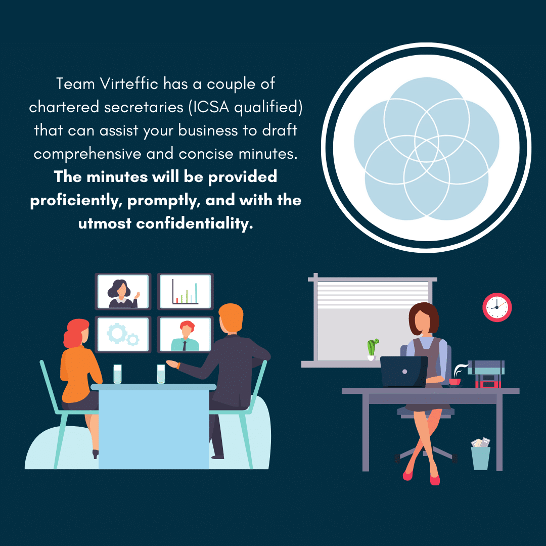 The benefits of using Virteffic for minutes and secretarial support ...