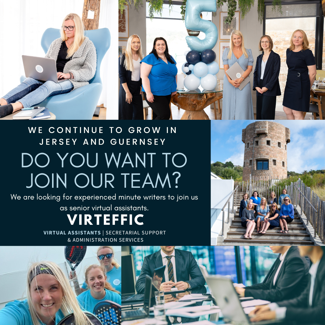 Company Secretary & Minute Writer | Careers at Virteffic